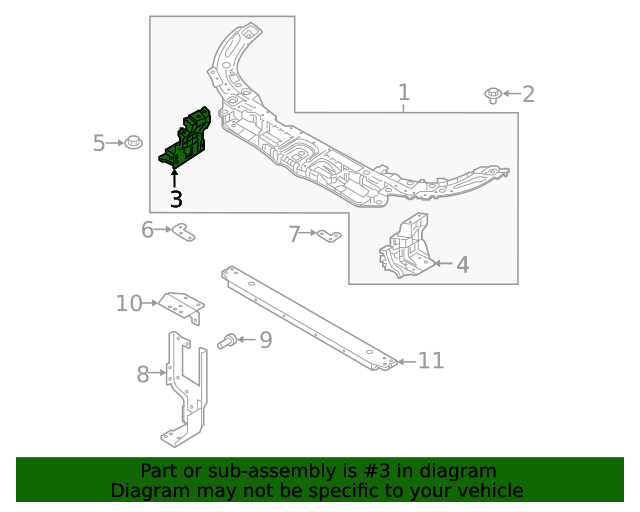 Genuine OEM Side Bracket Part# LR125669 Fits 2020-2023 Land Rover Range ...