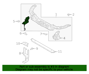 Genuine OEM Side Bracket Part# LR125669 Fits 2020-2023 Land Rover Range ...