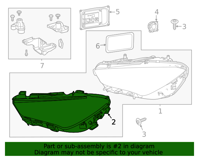 118-826-04-00-64 - Sealing Frame Mercedes-Benz USA Parts