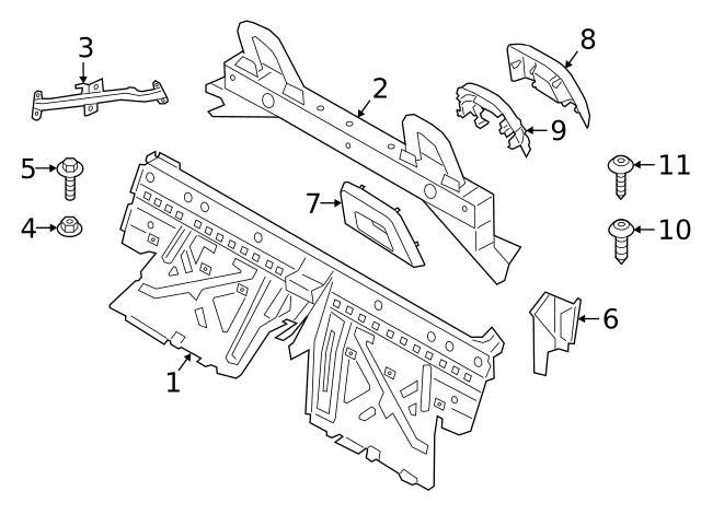 Genuine Front Cover for 2019-2024 BMW Z4 | OEM Part# 51-46-7-459-683 ...