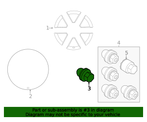 2005-2024 Land Rover Wheel Nut LR173842 | OEM Parts Online