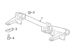 2018-2024 GM Trailer Hitch Platform 84480375 | AutoNationParts.com