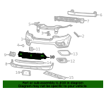 2019-2020 Jeep Cherokee Lower Grille 68323668AB | TascaParts.com