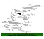 2019-2020 Jeep Cherokee Bracket - Passenger Side (RH) 68438630AB ...