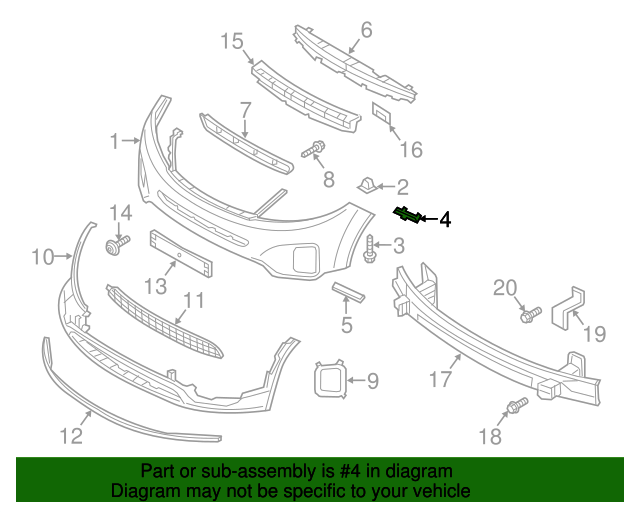 2014-2015 Kia Sorento OEM NEW 2014-15 Kia Sorento Left Hand Front ...