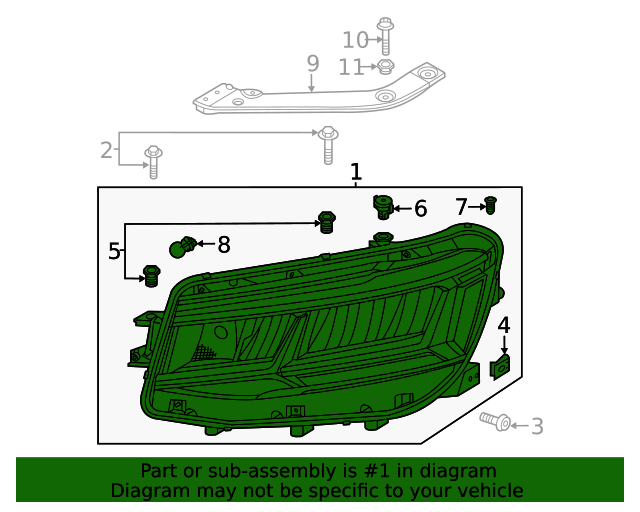 2022-2024 Volkswagen Taos Headlight Assembly 2GJ-941-035 | AutoNation Parts