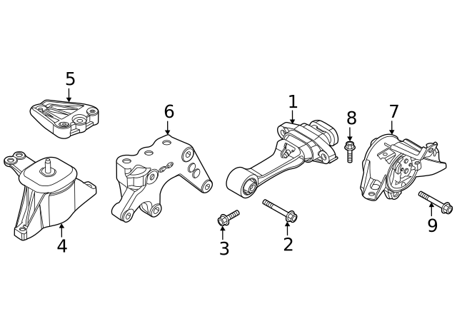 2022 Kia Carnival Motor Mount 21810-R0100 | TascaParts.com