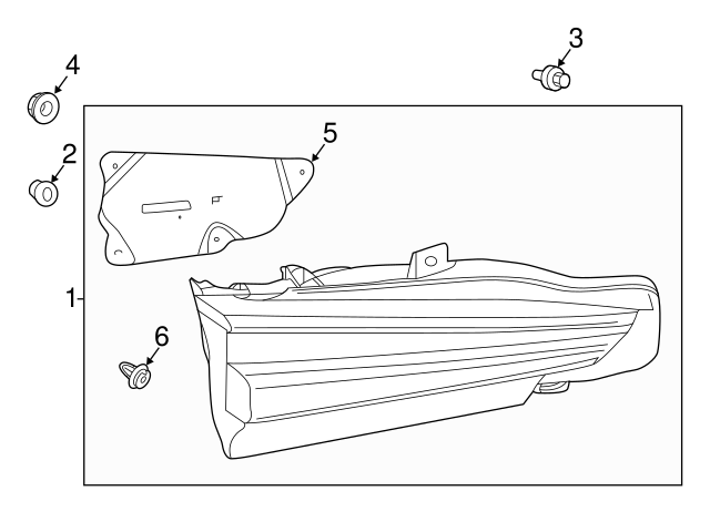 81584-78040 - Lens & Housing Gasket 2018-2021 Lexus | Longo Lexus Parts