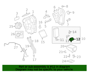 2013-2024 GM Air Conditioning Thermal Expansion Valve 22816195 GM ...