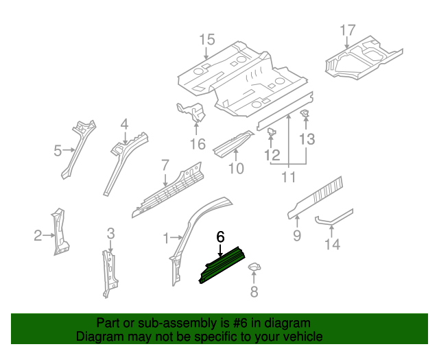 2006-2012 Porsche Cayman Rocker Panel 987-503-963-03-GRV | OEM Parts Online