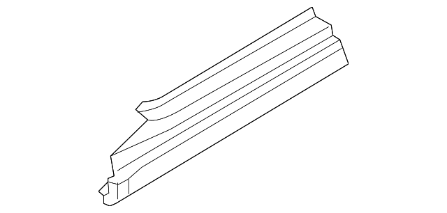 2006-2012 Porsche Cayman Rocker Panel 987-503-963-03-GRV | OEM Parts Online