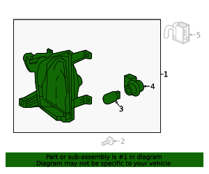 2018-2021 Chevrolet Equinox Front Driver Side Turn Signal Lamp 84226245 ...