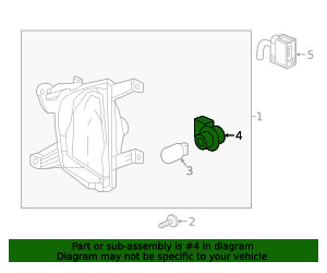 84174041 - Front Turn Signal Lamp Socket 2018-2021 Chevrolet Equinox ...
