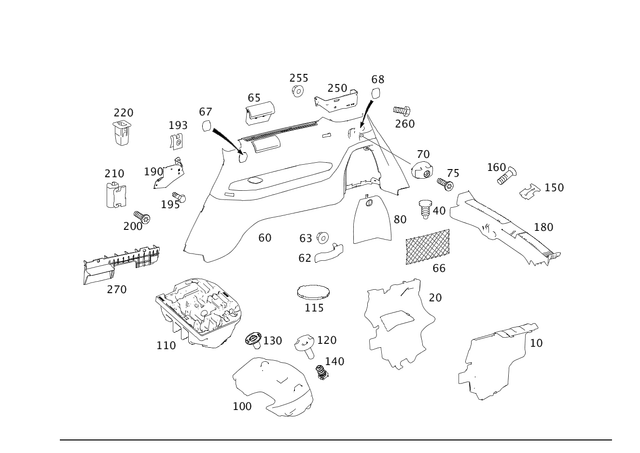 251-810-04-14 - Holder 2006-2012 Mercedes-Benz | Mercedes-Benz USA Parts