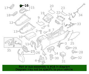 84658-M7000 - Shift Panel Cover 2019-2021 Kia Forte | Kia.Parts Store