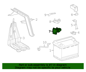 2020-2023 Toyota Highlander Battery Current Sensor Bracket 28859-F0070 ...