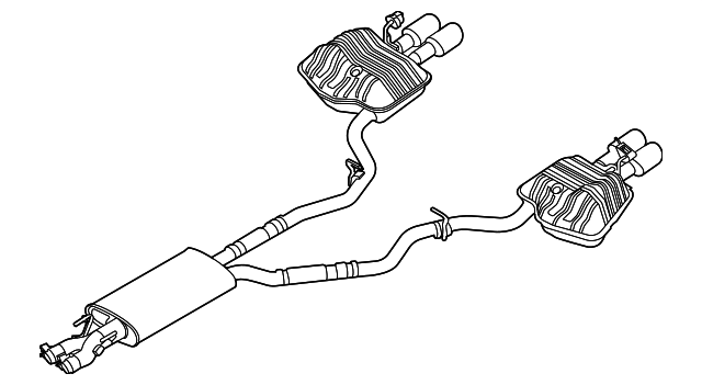 2020-2023 Ford Explorer Muffler & Pipe l1mz5230v | TascaParts.com