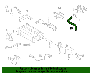 Genuine Evaporative Emissions System Lines for 2012-2017 Hyundai ...