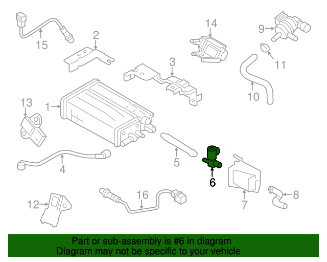 2012-2022 Hyundai Vapor Canister Purge Solenoid 31430-1Y000 | OEM Parts ...