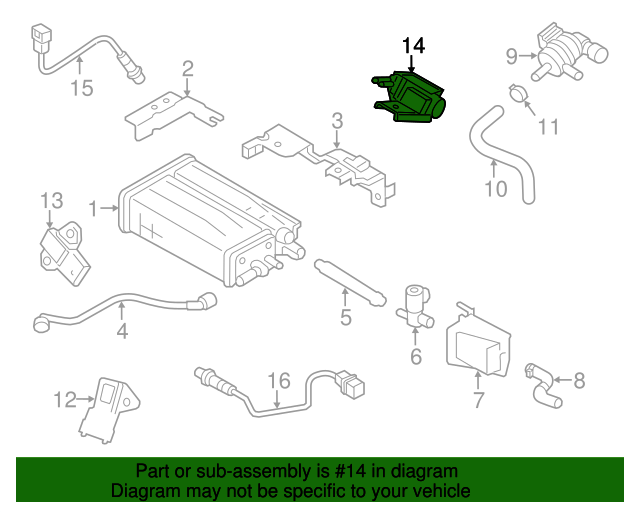 Genuine Solenoid Valve for 2012-2017 Hyundai | Part# 28324-2B000 ...