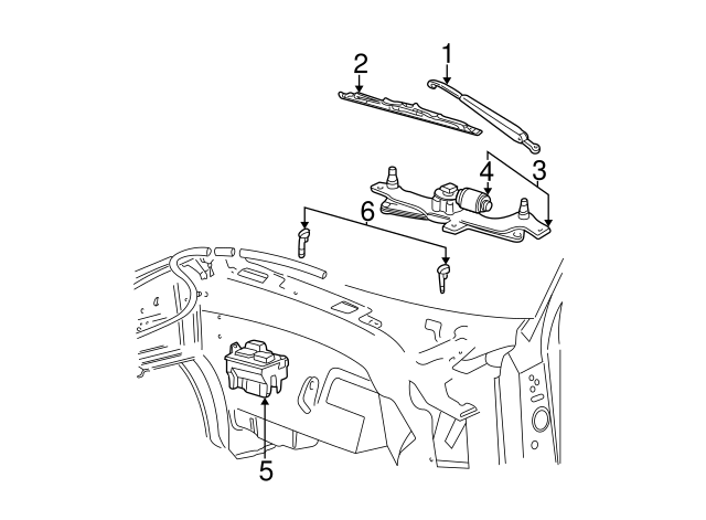 1987-1998 Ford Washer Fluid Reservoir E7TZ-17618-B | QuirkParts