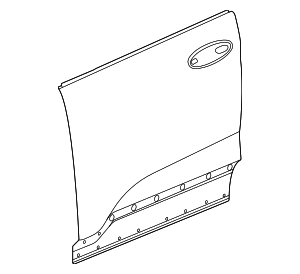 2021-2025 Chevrolet Trailblazer Front Driver Side Door Outer Panel ...
