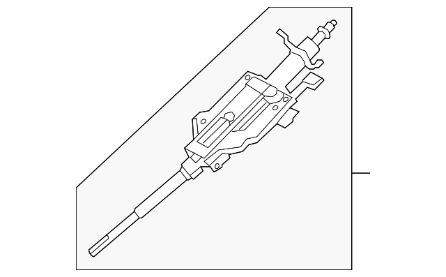 CL8Z-3C529-D - Column Assembly 2008-2012 ford | Ford Parts Direct