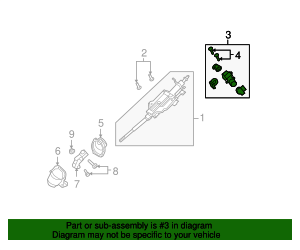 2008-2011 Ford Ignition Lock Housing 9L8Z-3511-A | Varsity Ford