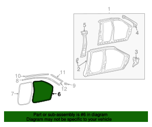 2002-2009 Dodge Seal 55277294AA | AutoNationParts.com