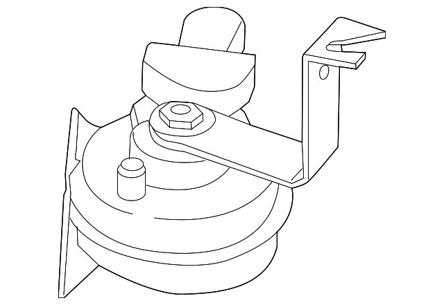 61337400706 - 2018-2021 BMW Low Note Horn (61-33-7-400-706) | BMW of ...