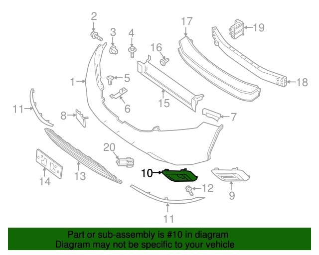 2015-2018 Nissan Murano Trim Bezel 62256-5AA0A | Nissan Parts Plus