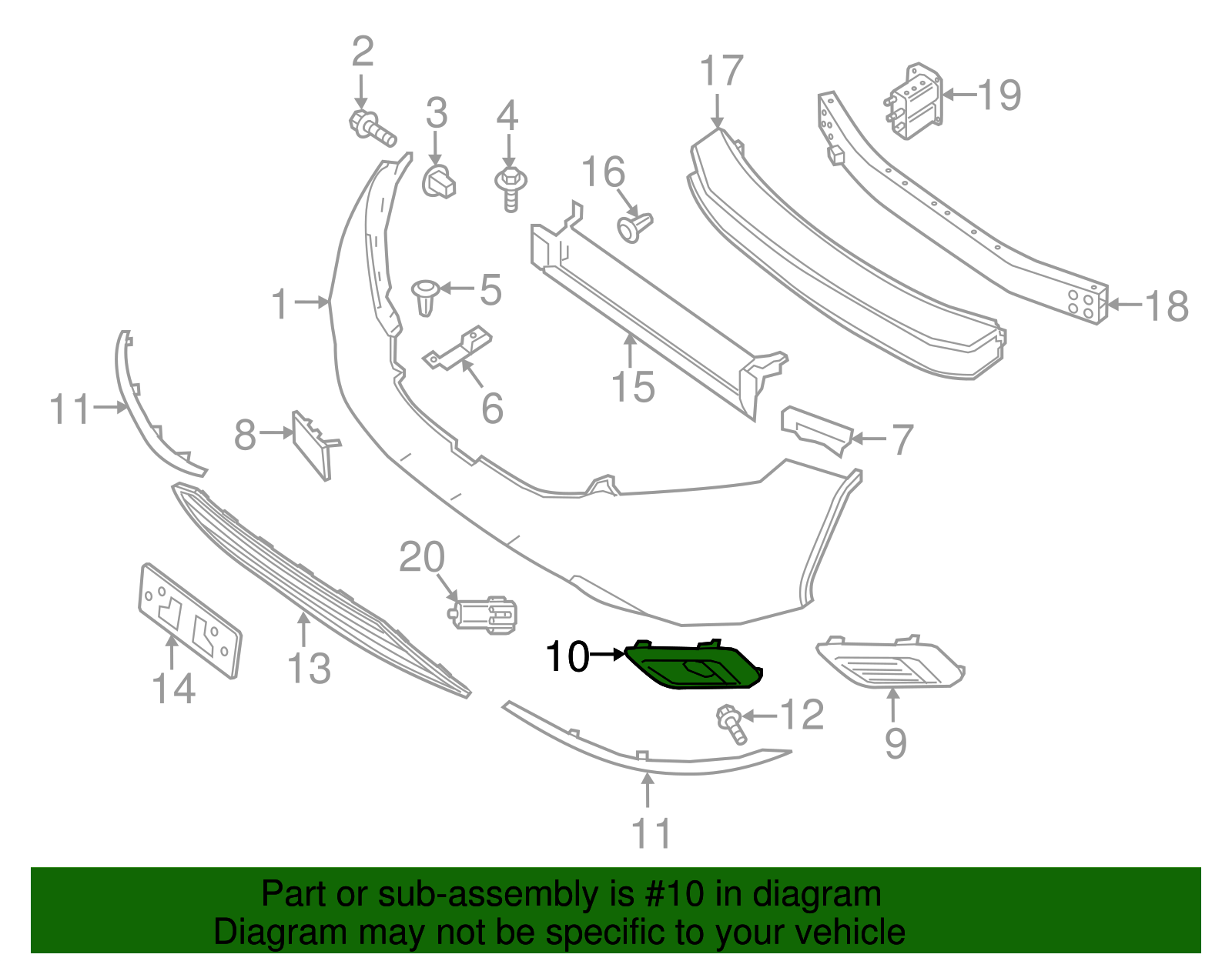 2015-2018 Nissan Murano Trim Bezel 62257-5AA0A | Sullivan Brothers Nissan