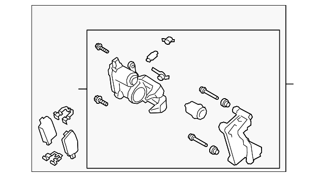 2021-2023 Hyundai Santa Fe Caliper Assembly 58230-P4300 | QuirkParts