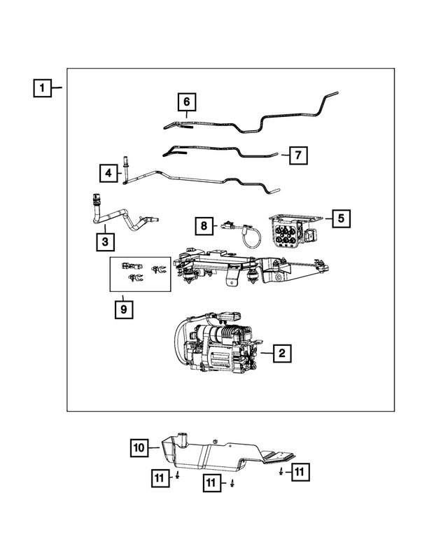 2013-2018 Ram 1500 Compressor Temperature Sensor 68204397AA | QuirkParts