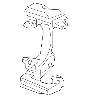 Genuine BMW 34-11-6-788-433 | Caliper Support | FREE Shipping on Most ...