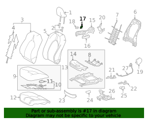 Toyota OEM Seat Switch Knob Part# 84921-06100-B0 | OEM Vehicle Parts