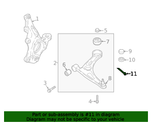 54566-3M500 - Lower Ball Joint Pin 2015-2025 Kia | Kia.Parts Store