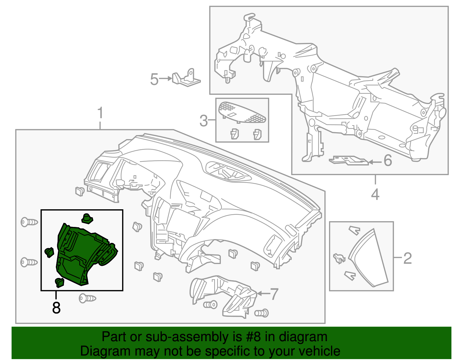 Genuine OEM Acura - Center Outlet Part# 77610-TZ3-A01ZA | Acura Parts ...