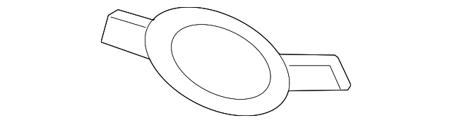 204-885-17-74 - Fog Lamp Bezel 2008-2011 Mercedes-Benz C 63 AMG ...