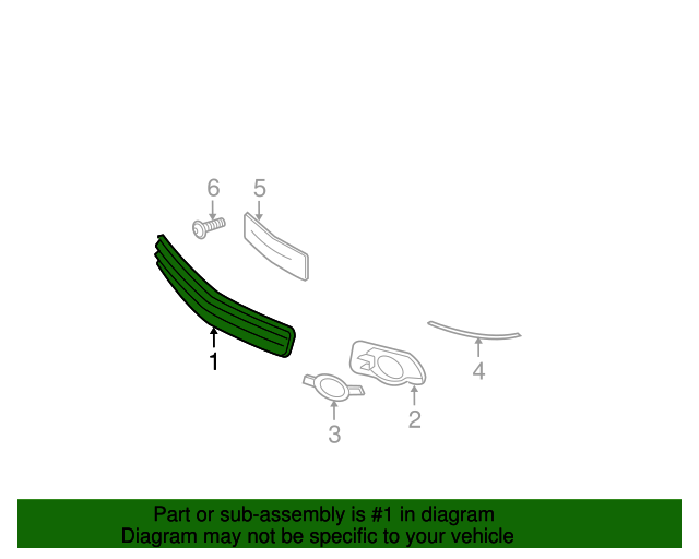 204-885-04-53 - Center Grille 2008-2011 Mercedes-Benz C 63 AMG ...