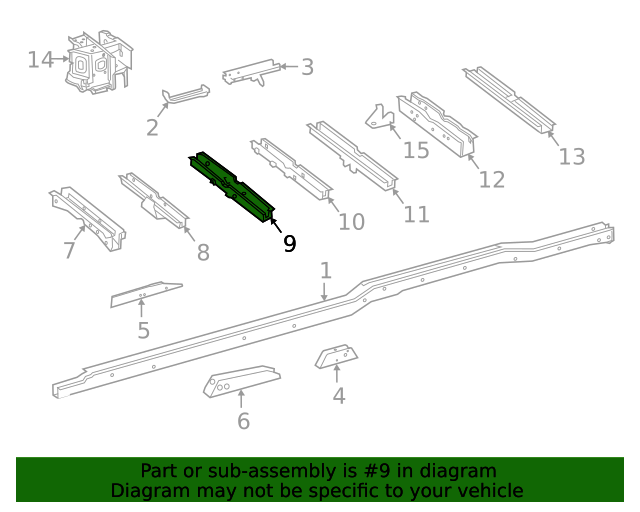 9073106400 - Cross-Member 2019-2024 Mercedes-Benz | Mercedes-Benz USA Parts