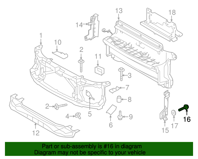 Genuine OEM Fender Liner Screw Part# LR112445 Fits 2009-2016 Land Rover ...