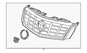 2013-2015 Cadillac XTS Front Upper Grille If built before April 24 ...