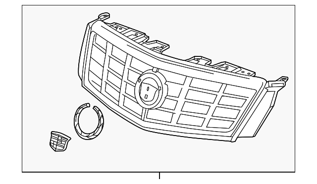 23473085 GM Front Upper Grille | GM Parts Store
