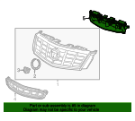 2013-2017 Cadillac XTS Front Bumper Fascia Lower Bracket 20929756 ...