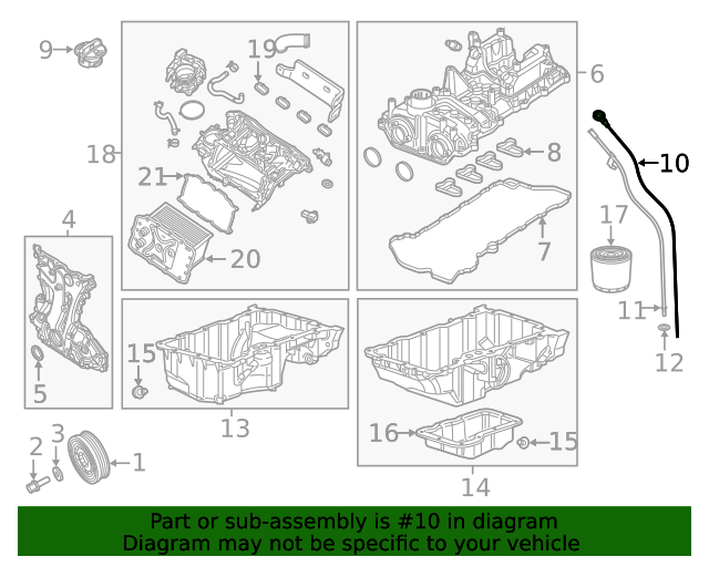 2019-2020 Jeep Cherokee Dipstick 5048615AB | TascaParts.com