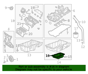 2019-2020 Jeep Cherokee Lower Oil Pan 5048407AB | TascaParts.com