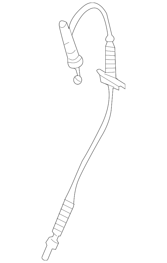 51217034469 - 2004-2010 BMW Lock Cable (51-21-7-034-469) | BMW of South ...