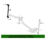 447-320-03-89 - Stabilizer Link 2016-2023 Mercedes-Benz Metris ...