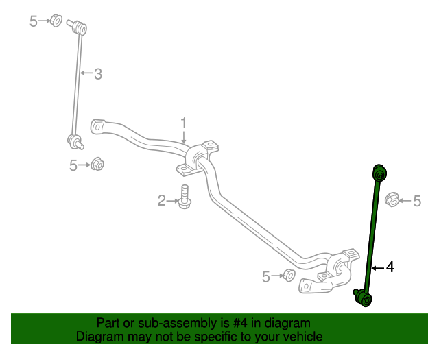 2016-2023 Mercedes-Benz Metris Stabilizer Link 447-320-00-89 | MB ...